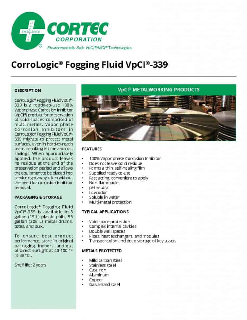 CorroLogic® Fogging Fluid VpCI®-339