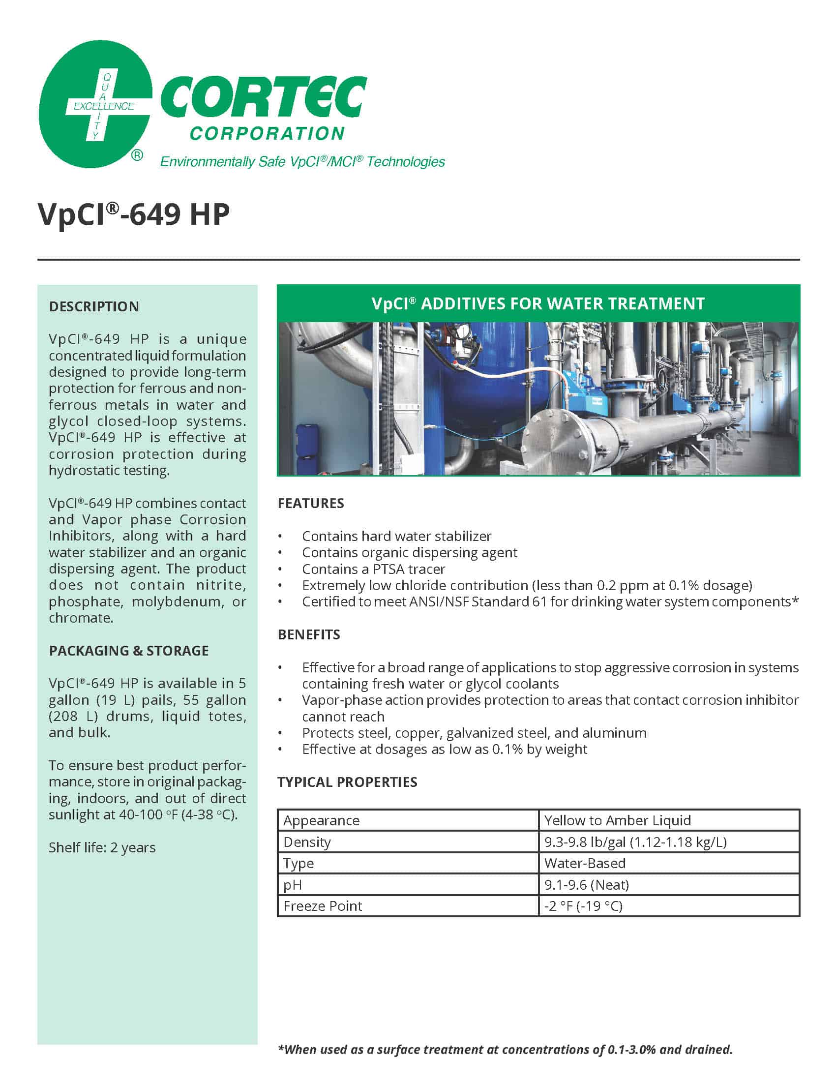 VpCI®-649 HP - Cortec Water Treatment